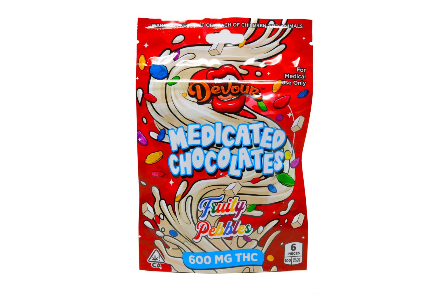 Devour Medicated Chocolates (600mg) – Fruity - Cali Canna