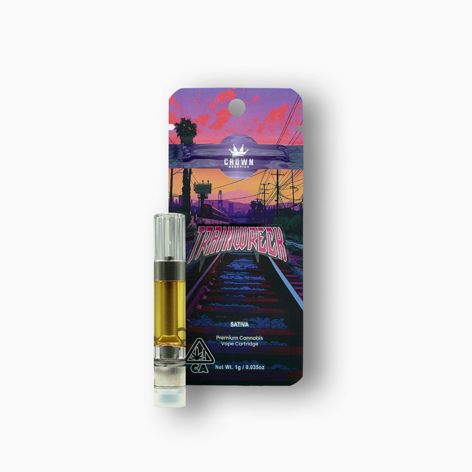 Crown Genetics 510 Cart (1g) - Trainwreck | Cali Canna