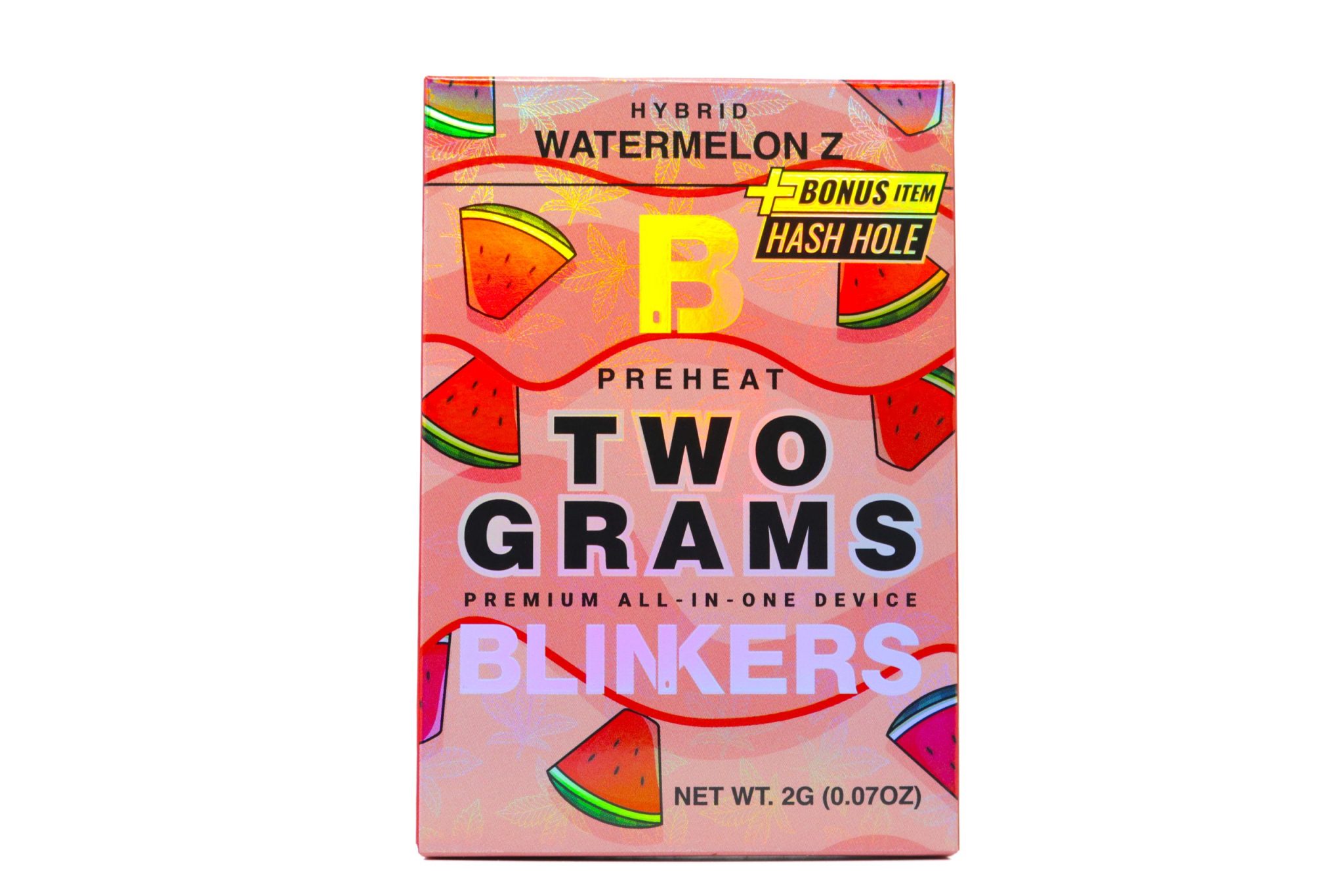 Blinkers Dispo (2g) + Hash Hole – Watermelon Z - Cali Canna